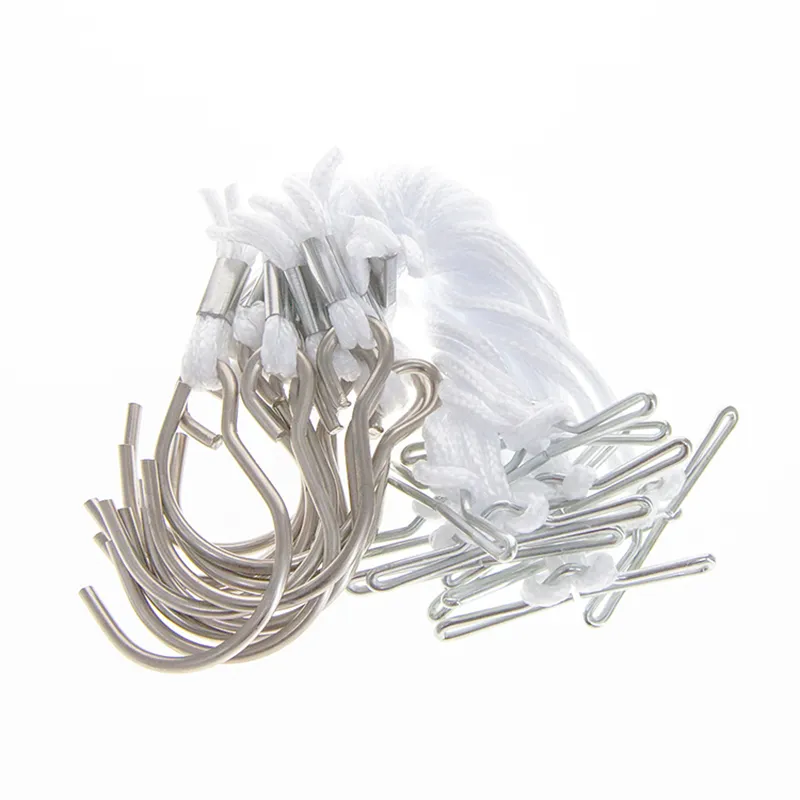 12-Piece Knotted and Metal Clamped Pattern Hooks for Secure Storage of ...