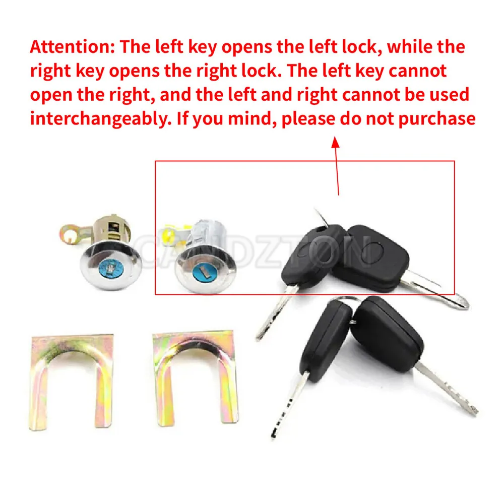 Peugeot Citroen C1 Toyota Aygo C3 Cylinder Door Lock Barrel hex key ...