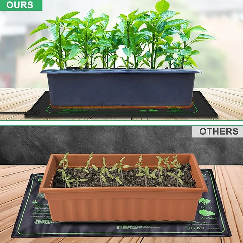 Plant Germination Mat BN-LINK Seedling Heat Mat 4-Pack With Thermostat ...