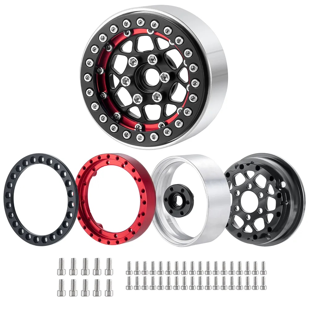 DHgate.com:Aluminum Beadlock Wheel Rims for 1/10 TRX4 D90 Axial SCX10 90046 AXI03007 Redcat Gen8 ...