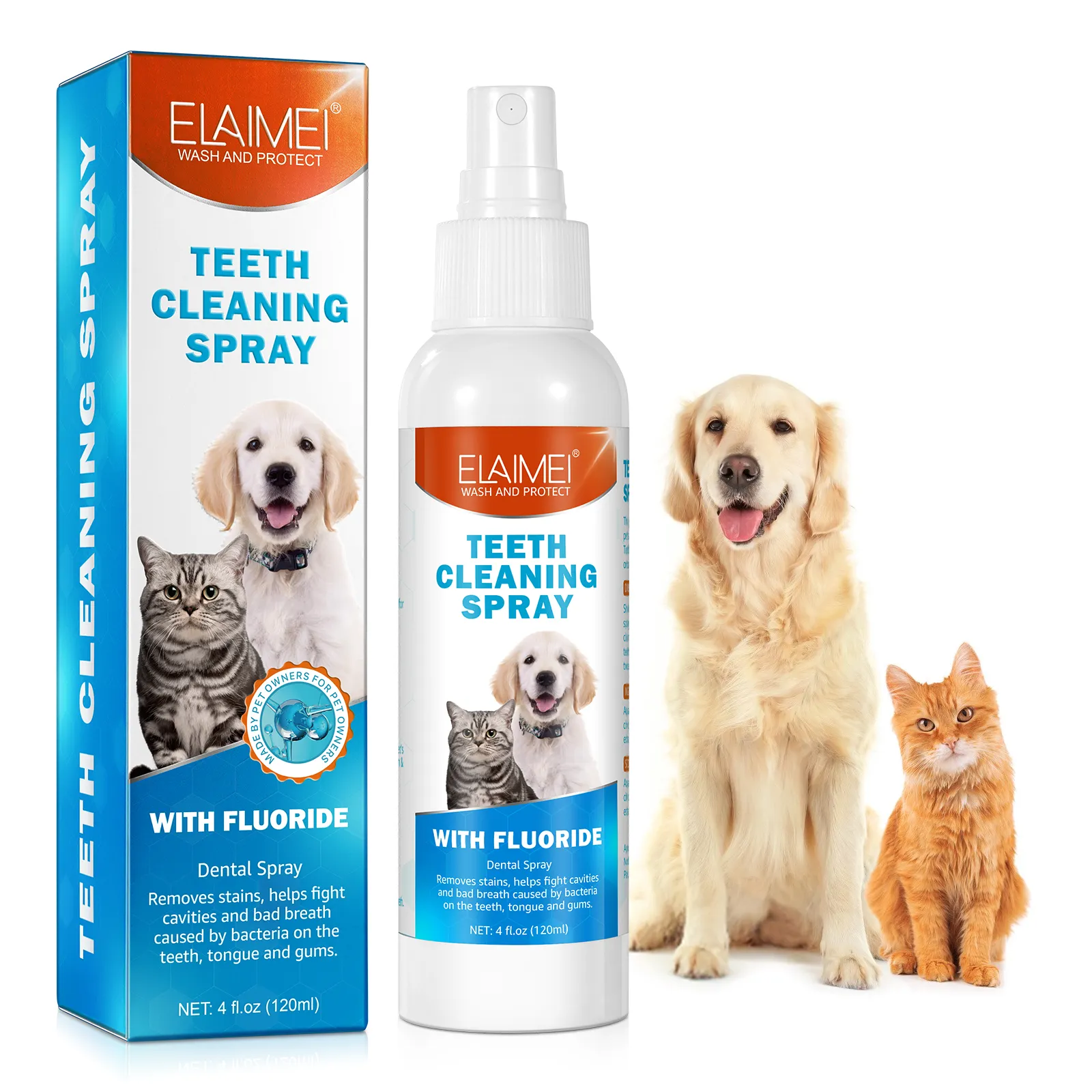 DHgate.com:Dog Dental Spray for Tartar Removal, Plaque Control & Fresh ...