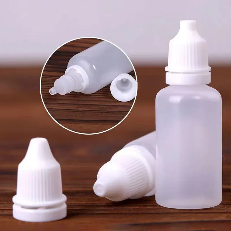 3-Pack 100ml Empty Plastic Eye Drop Bottles - Refillable Squeezable ...