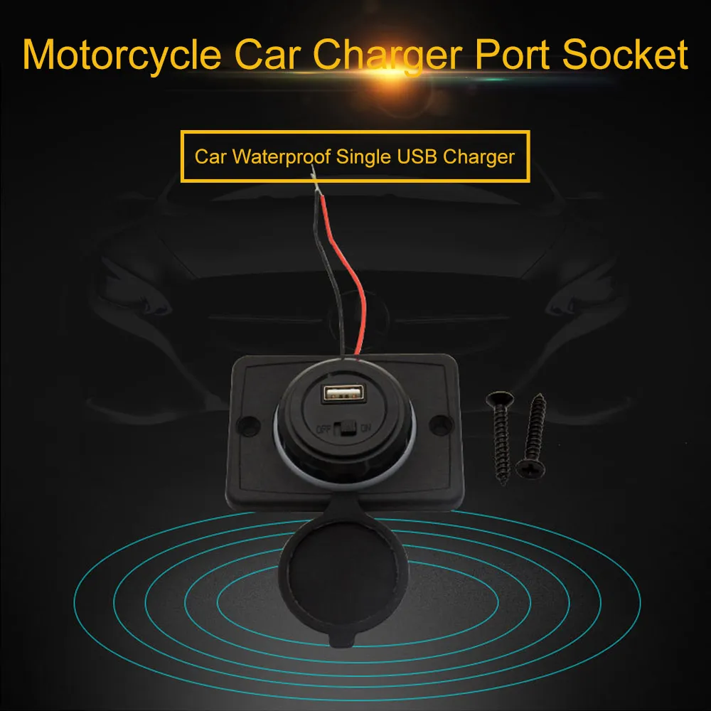 DHgate.com:Motorcycle USB Charger Socket: Waterproof 12V Dual Port ...