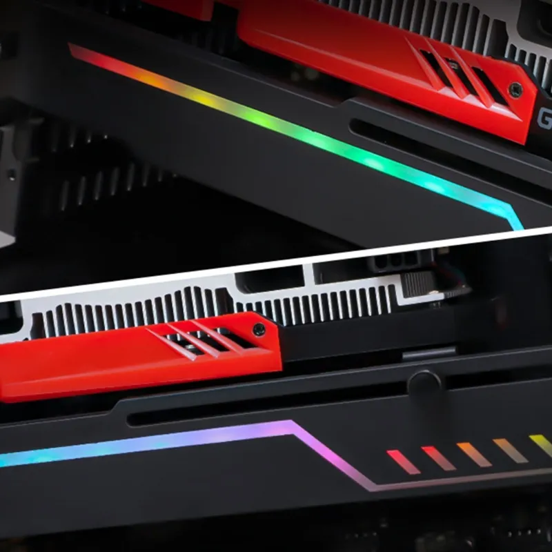 Adjustable TR-GCSF ARGB GPU Support Bracket for Extended Graphics Cards ...