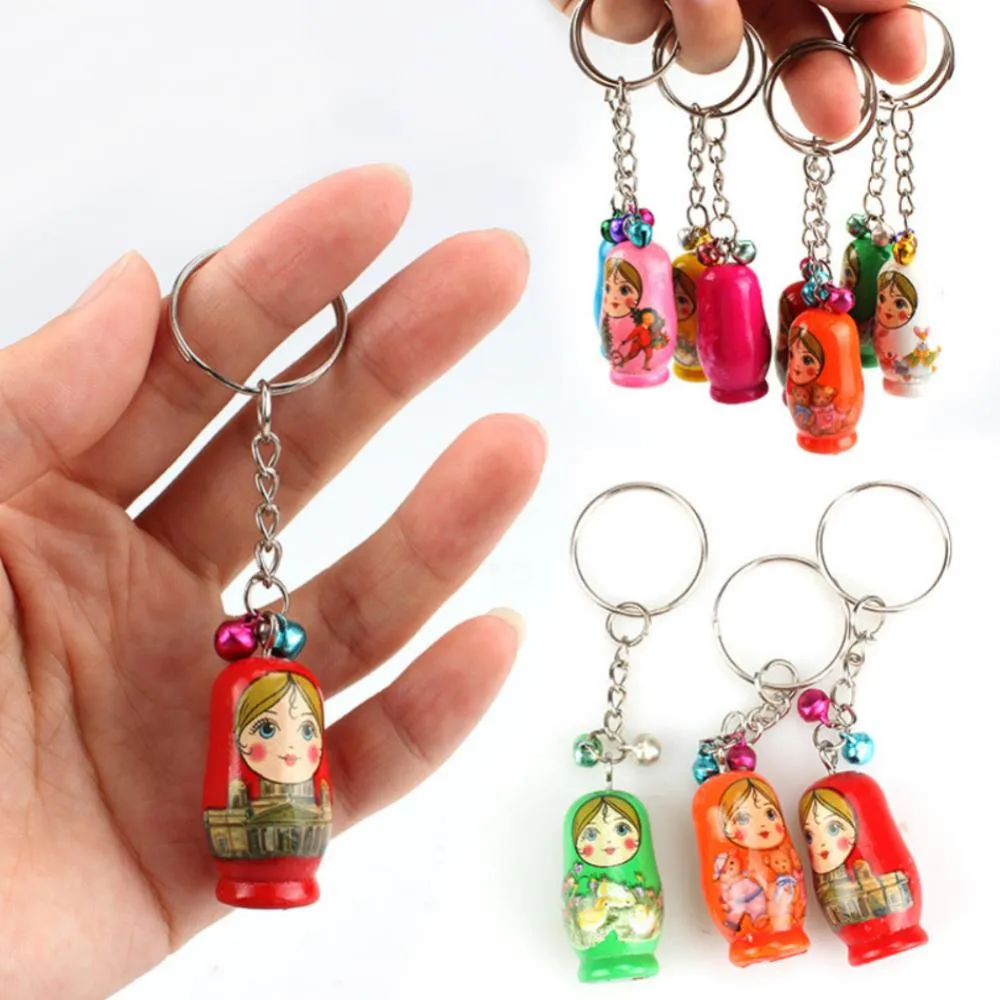 DHgate.com:Russian Nesting Dolls Keychain Set of 12, Wooden Babushka ...