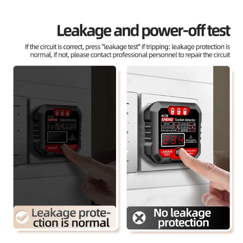 DHgate.com:High Voltage Static Meter Tester: ANENG AC28 Socket Detector ...