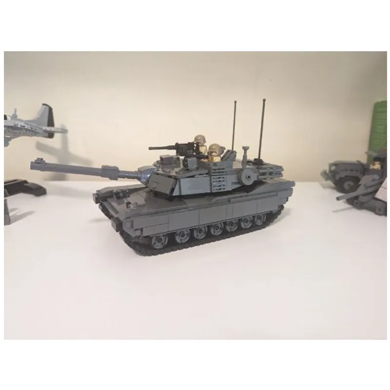 MOC Military US Army M1A2 Abrams Tank Building Blocks Kit | Armored ...