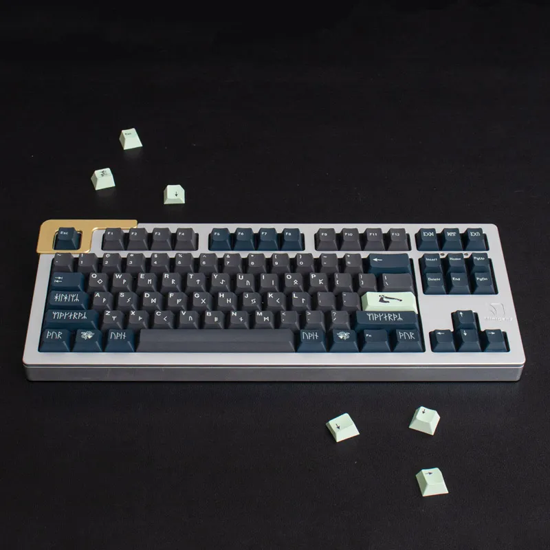 Norse 136 PBT Keycaps | English Custom Keyset for Mechanical Keyboards ...