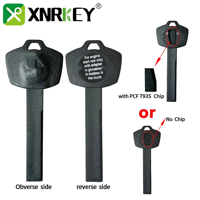 XNRKEY Plastic Replacement Key Blade - Compatible with BMW X5 X6 E93 ...