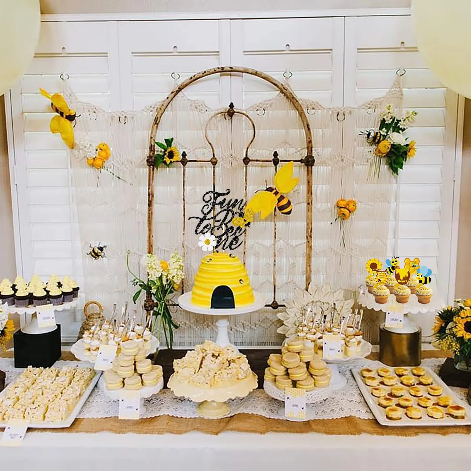 Bumble Bee Baby Shower Cake Toppers