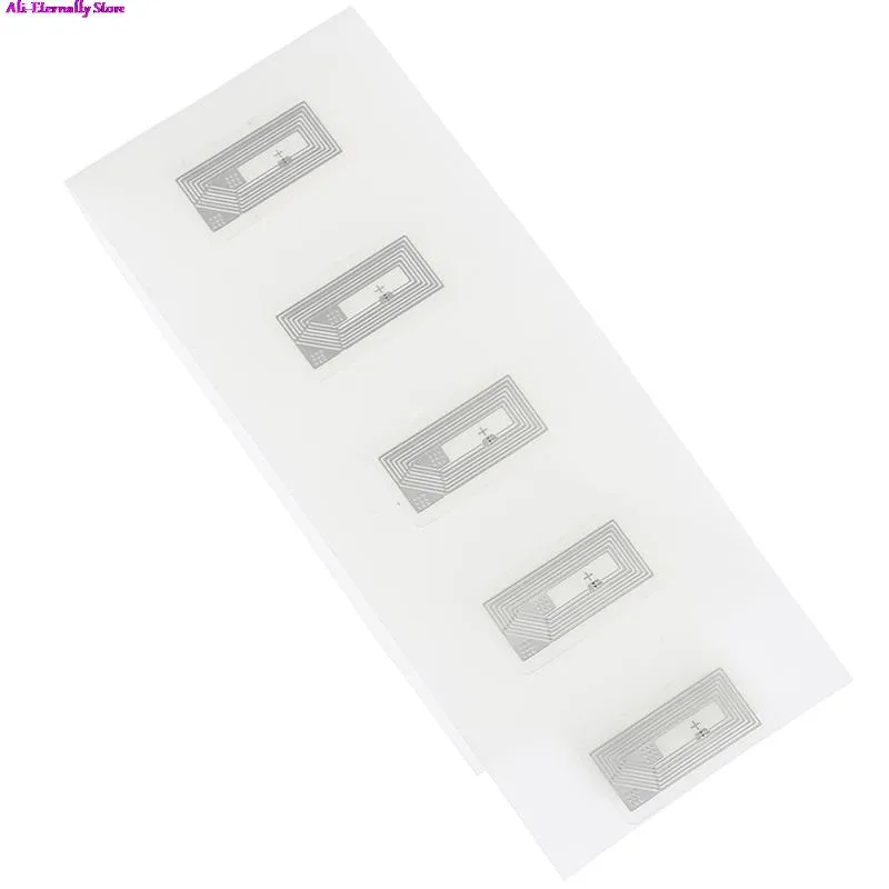 100-Pack NFC Ntag213 Sticker Wet Inlay, 13.56 MHz RFID 21cm Blank PVC ...