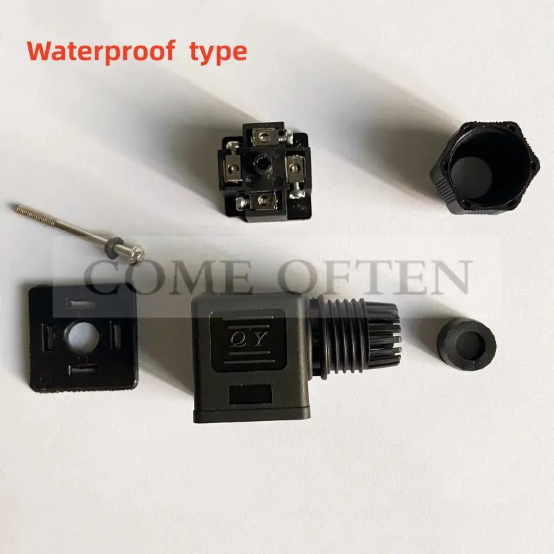 Waterproof Hydraulic Solenoid coil and solenoid Plug with QY Connector ...