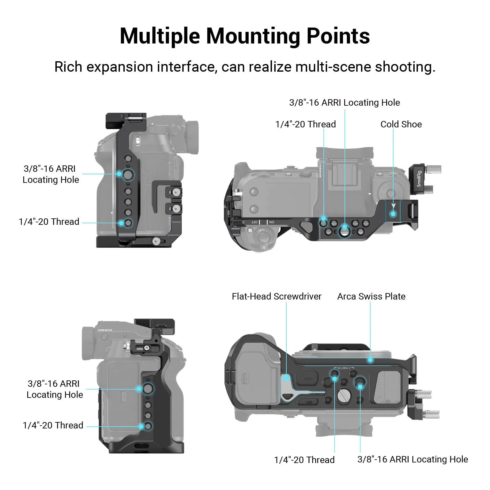 DHgate.com:SmallRig Camera Cage Rig for FUJIFILM GFX100S/GFX50S II with ...