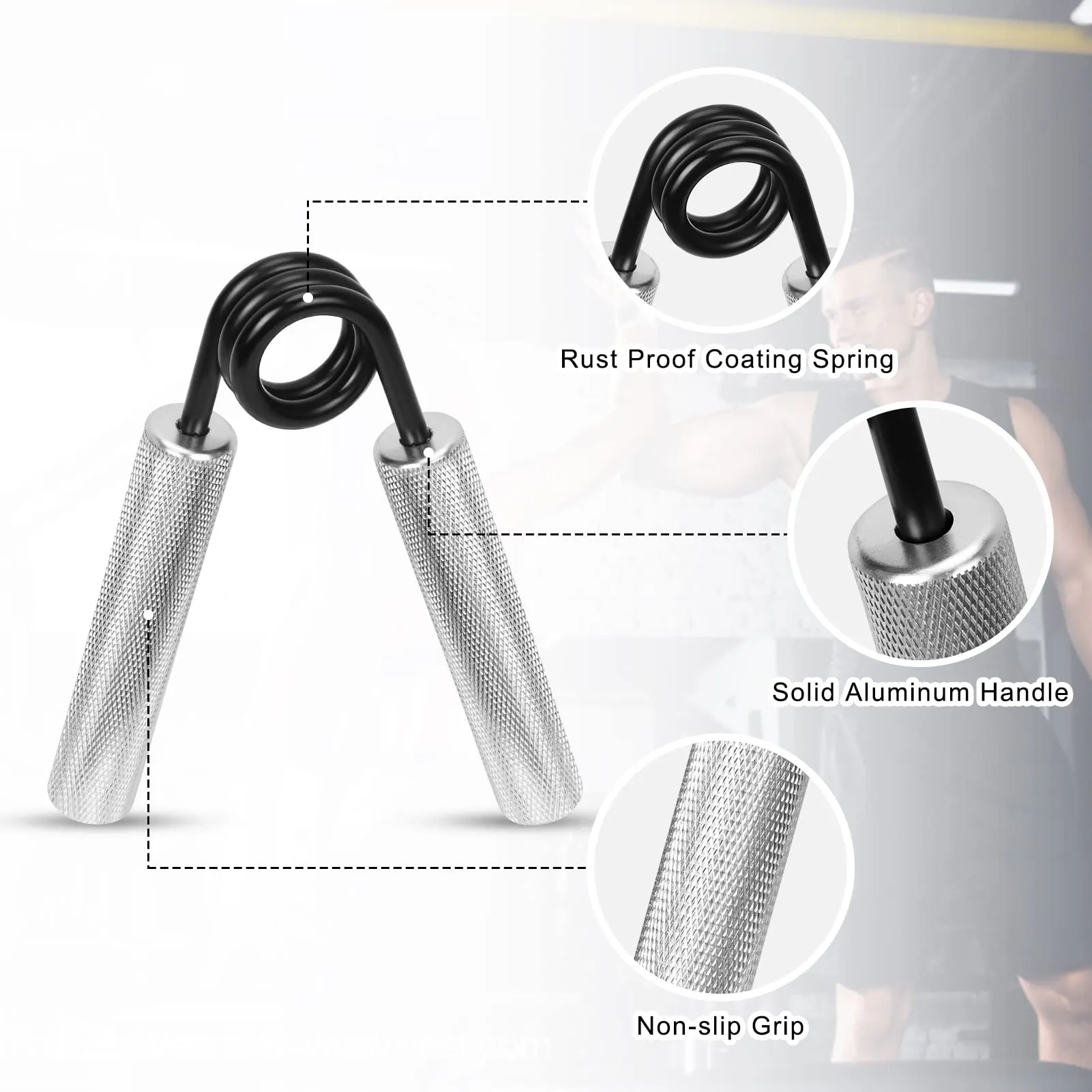DHgate.com:Non-Slip Metal Hand Grip Strengthener: Heavy-Duty Gripper ...