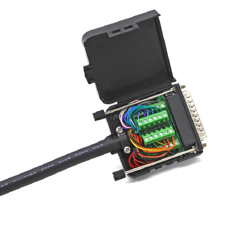 25 Pin DB25 D-Sub Male Female plug rs232 Solder Free Board Breakout ...