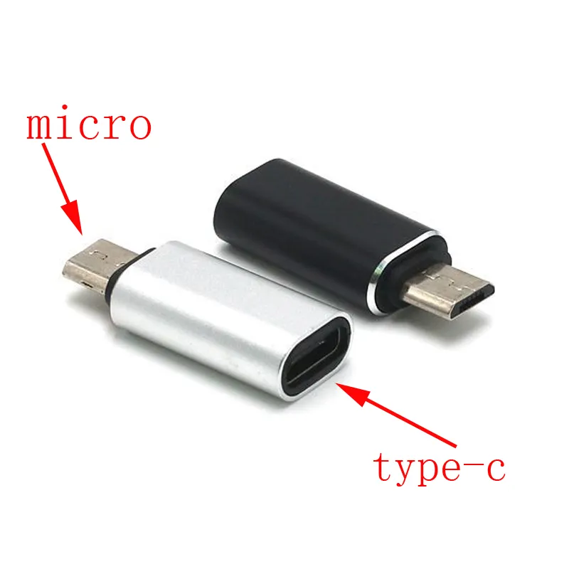 Type-C to Micro USB Fast Charging Adapter Cable for Android Phones ...