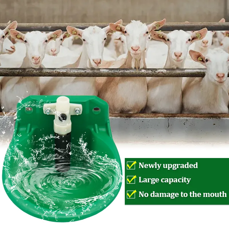 Feeding Troughs For Livestock Automatic Waterer Bowl Sheep Goats ...