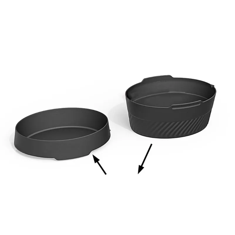 Silicone Stew Stackable Pots And Pans Liners Large Capacity Slow Stew ...