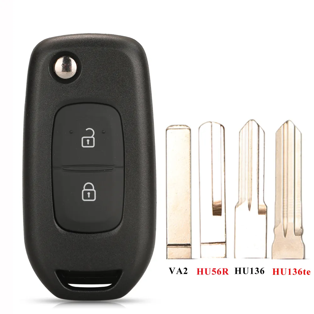 DHgate.com:2-Button Car Key Shell Flip Smart Remote Fob Case ...