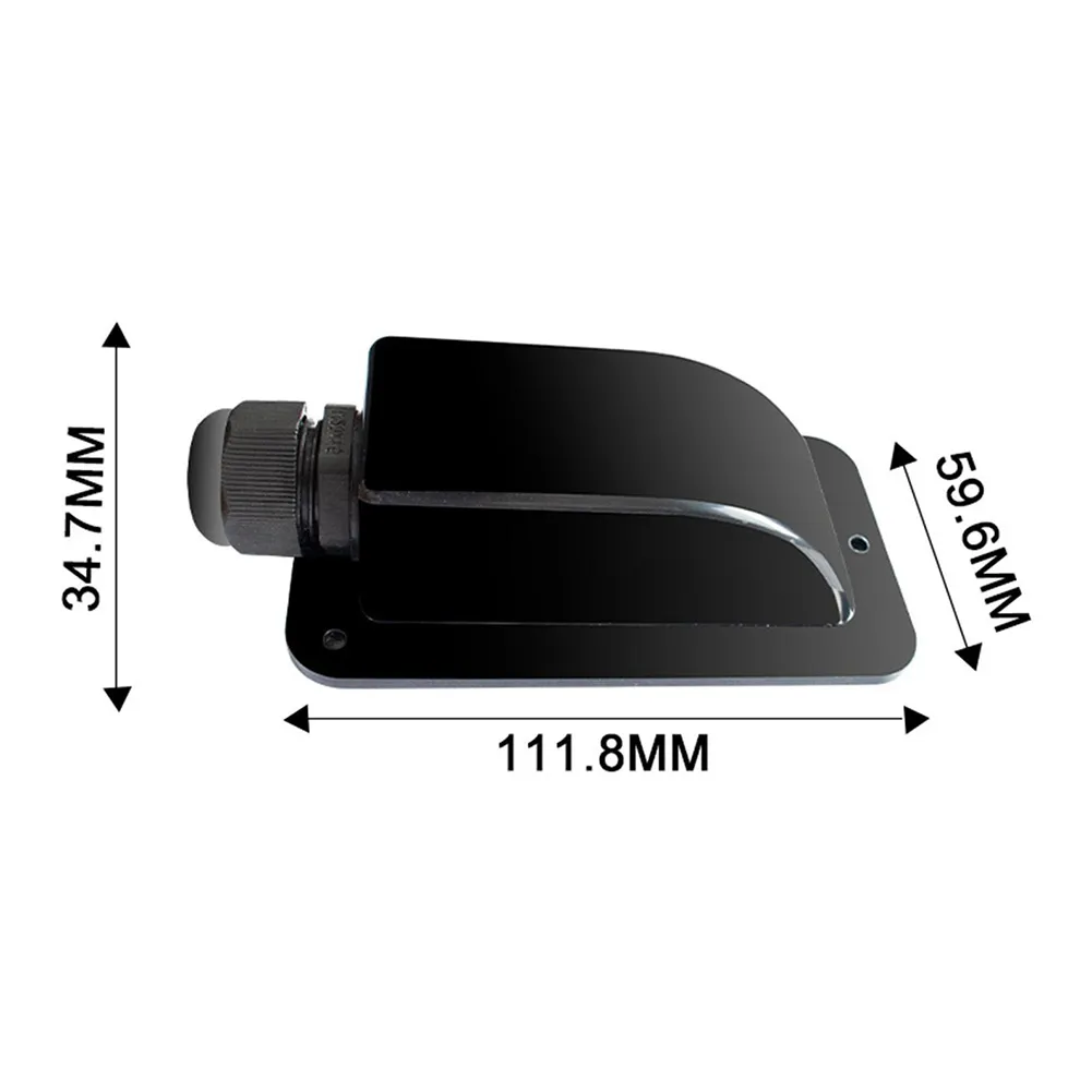 Single Wire Entry Gland Box For Solar Panel Roof White Double Hole RV ...