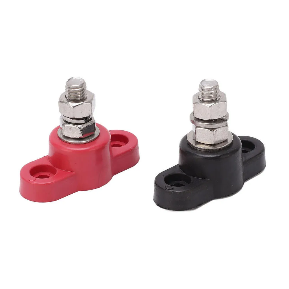 Premium Battery Terminal Blocks: 12V/24V Screw Connector, Heavy Duty ...