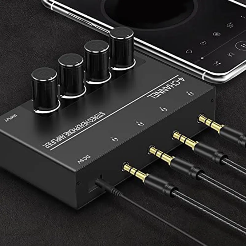 4 Channel Headphone Amplifiers Stereo Audio Amp... From Ddmyjan, $30.2 ...