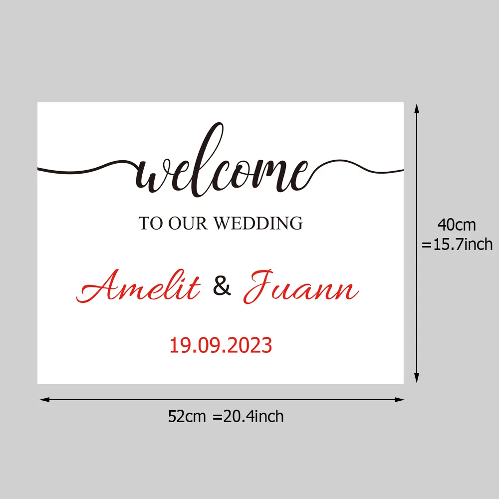 Chalkboard Wedding Signs Vinyl Decals For Personalized Celebration ...