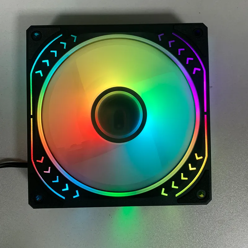 Computer Chassis Fan White 3D ARGB 5V 120mm Cooling Fan With PWM And ...