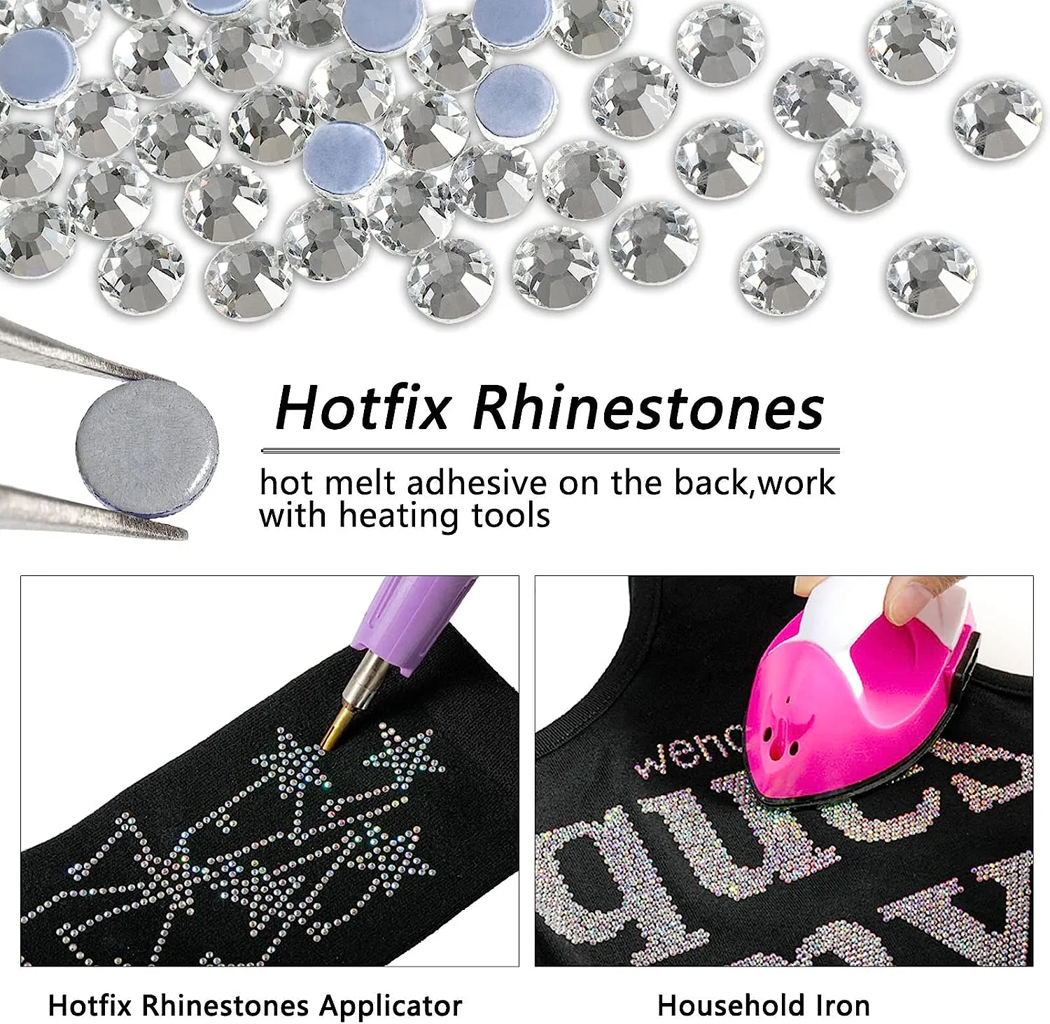 DHgate.com:SS10-SS40 AB Crystal Rhinestones Flatback Gems for Crafts ...