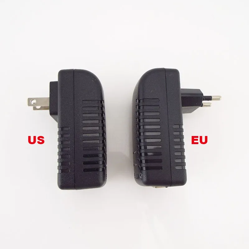 12V 2A PoE Injector Ethernet Adapter with US EU Wall Plug for CCTV ...