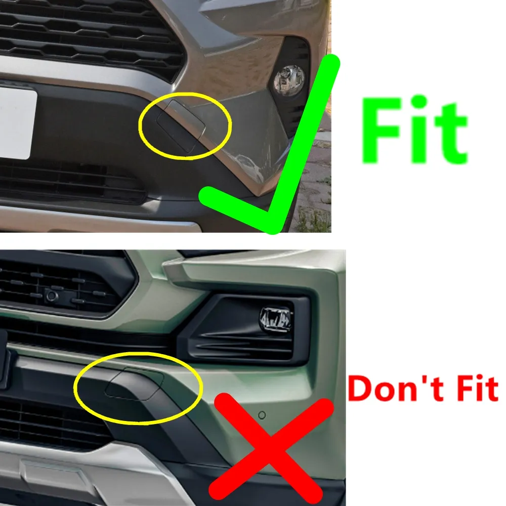 Car Front Bumper Towing Hook Eye Cap Lid Trailer Hauling Cover For ...