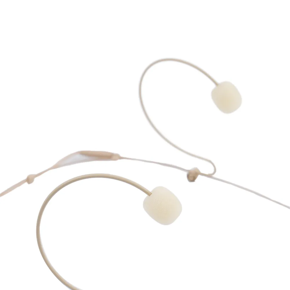 Mini XLR 4 Pin TA4F Plug Connector Headworn Dual Earhook Headset ...