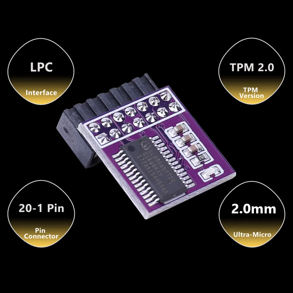 TPM 2.0 Module For ASUS Motherboards: LPC 14/20 Pin,... From Ddmyjan ...