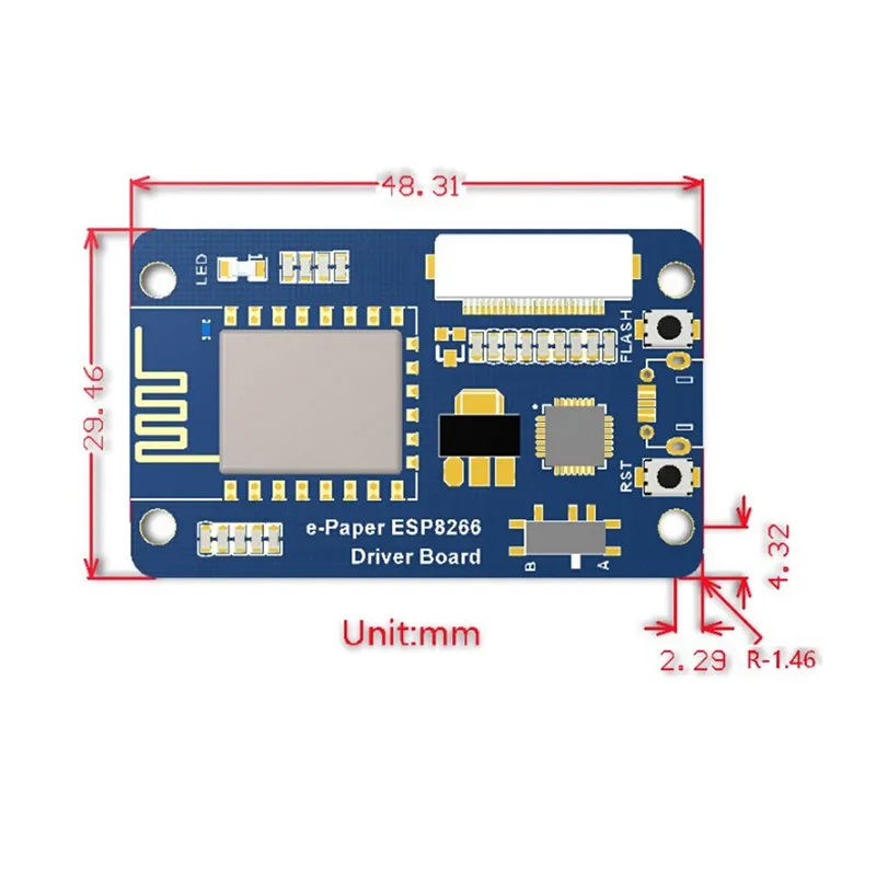 DHgate.com:Waveshare Universal E-Paper Driver Board with ESP8266 Wi-Fi SoC and Arduino Interface ...