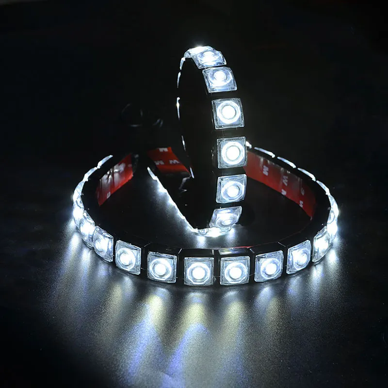 LED DRL Daytime Flexible Strip: Cube Style Car Fog Lamp, Waterproof ...