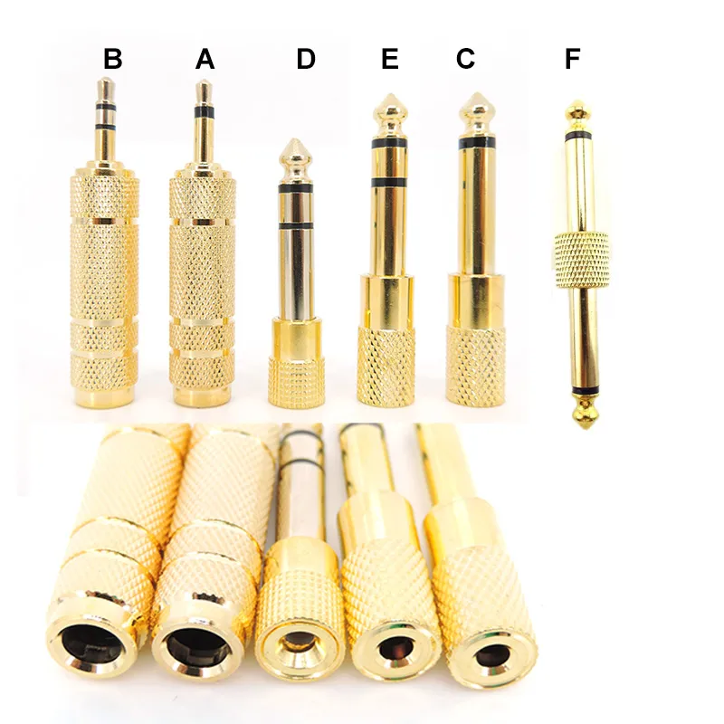 DHgate.com:J1 6.35mm(1/4") Male to 3.5mm(1/8") Female Stereo Adapter ...