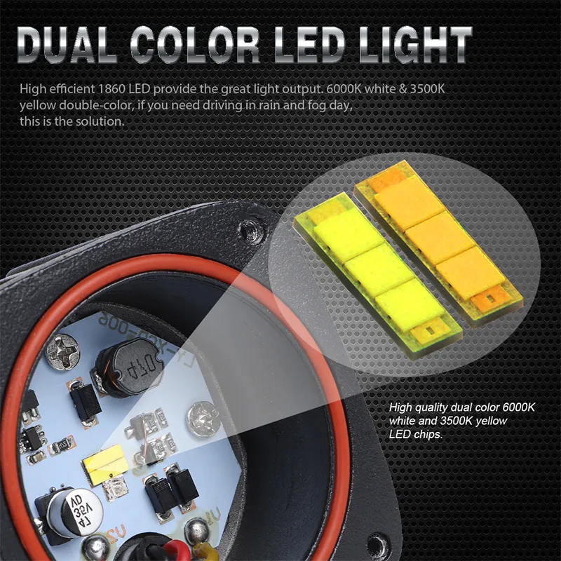 2 Inch LED Work Light 8D Lens Driving, Fog & Off Road Lights For Cars ...