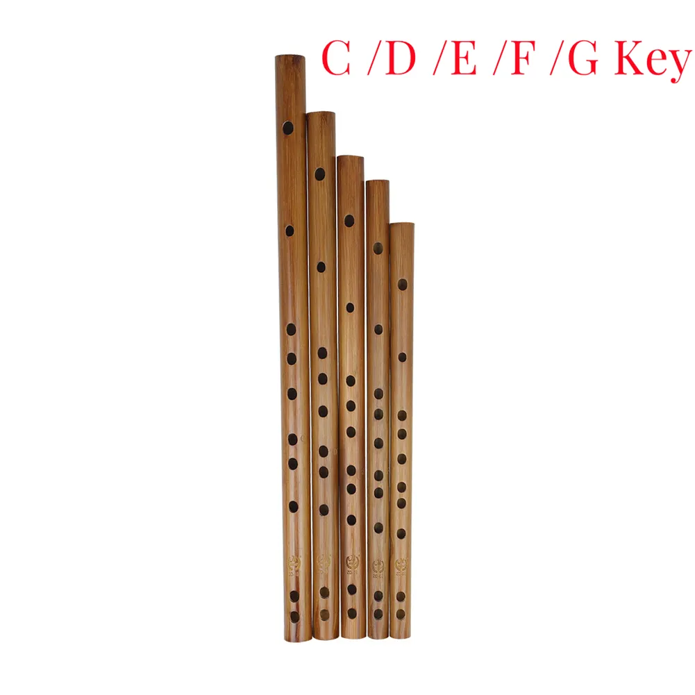 Traditional Wooden Flute Woodwind Musical Instrument Beginner Gift C D ...