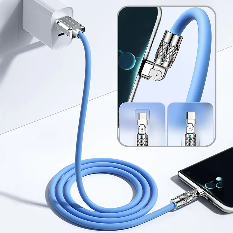 DHgate.com:7A Fast Charge Type-C Cable, 180° Elbow Cable for Gaming ...