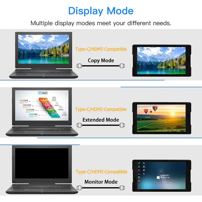 1080P Capacitive Touch Screen OLED Display gaming monitor - 5.7 inch ...