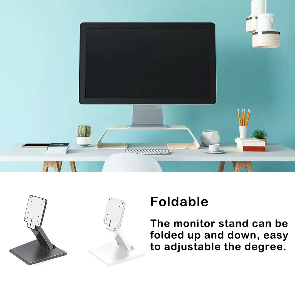 DHgate.com:Foldable Aluminum Monitor Stand Riser with Height Adjustable ...