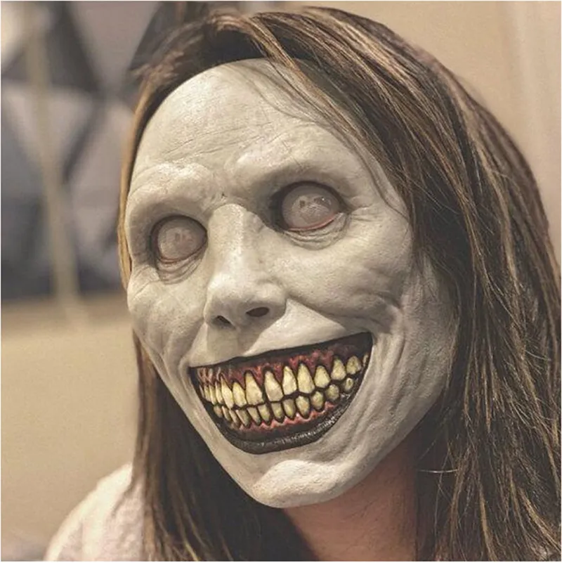 Horror Masks: Halloween Latex Full Face Mask Scary Devil Mask For ...