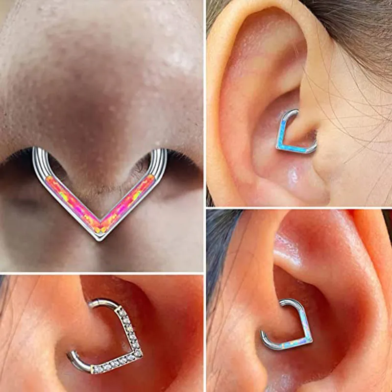 Ear Piercing Tragus Heart