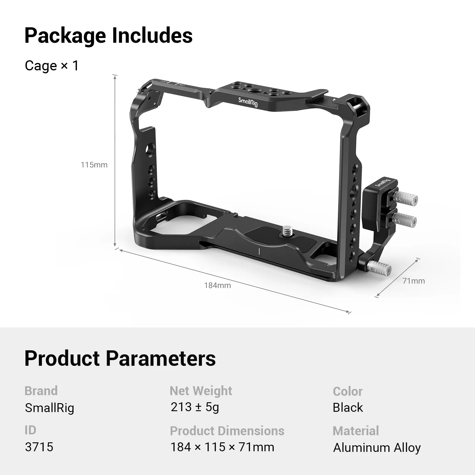 DHgate.com:SmallRig Camera Cage Rig for FUJIFILM GFX100S/GFX50S II with ...