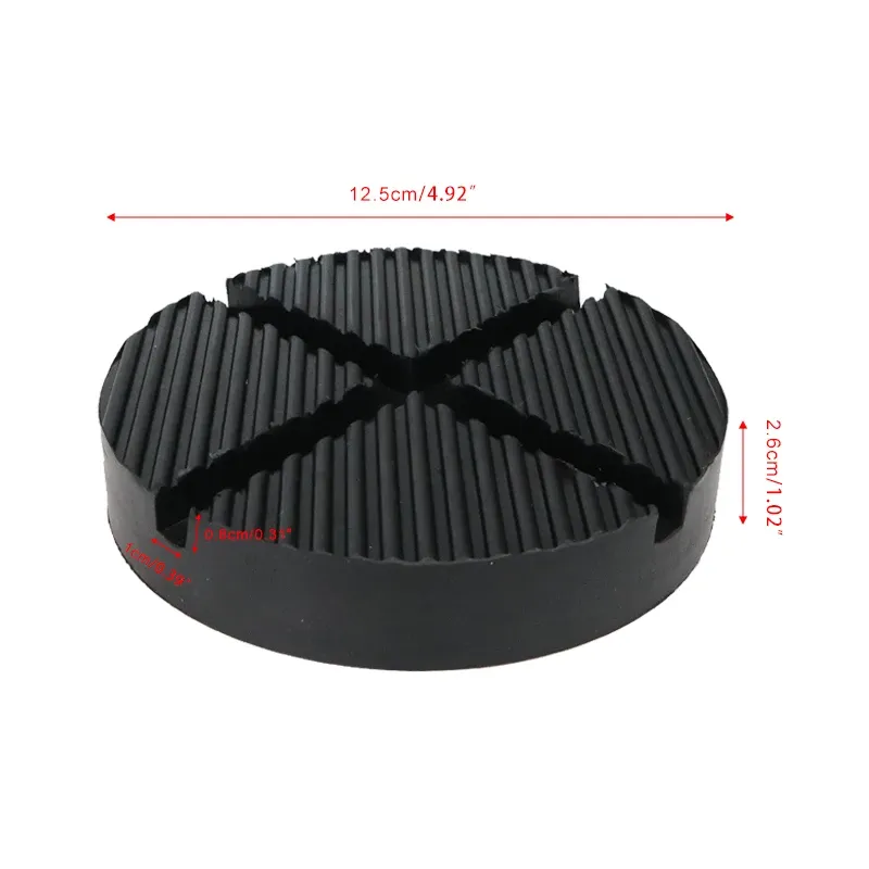 Slotted Rubber Jack Pad Pinch Weld Side Lifting Frame Protector Disk 4 ...