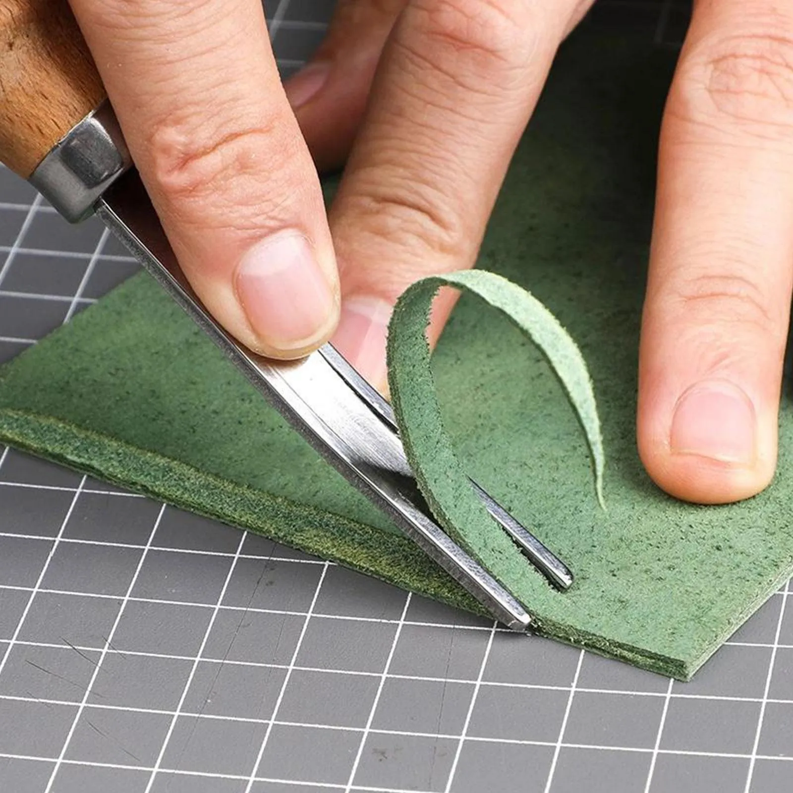 Leather Craft Tools Edge Beveler Set A4, A6, A8 Size Beveling Knife For ...