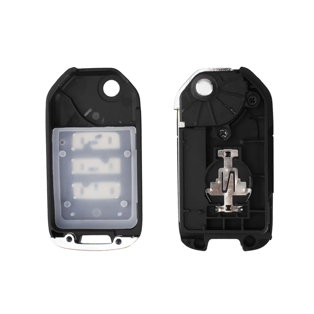 Upgraded 2/3/4 Buttons Genuine Leather Car Key Fob Remote Cover Case ...