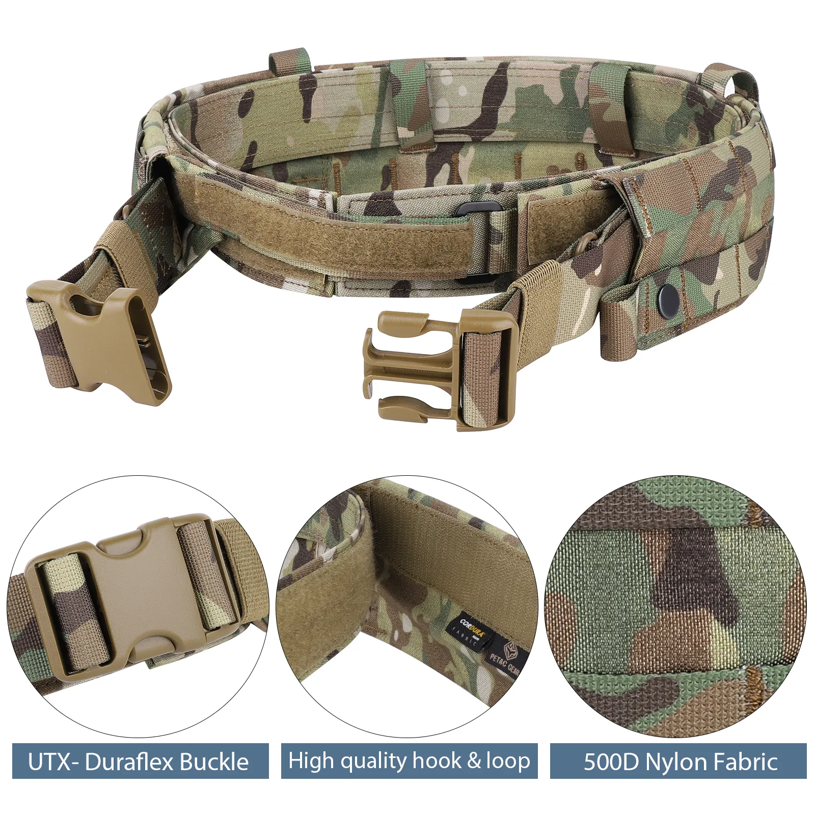 2024KRYDEX MRB Tactical Belt System - Quick-Release, Lightweight, MOLLE ...