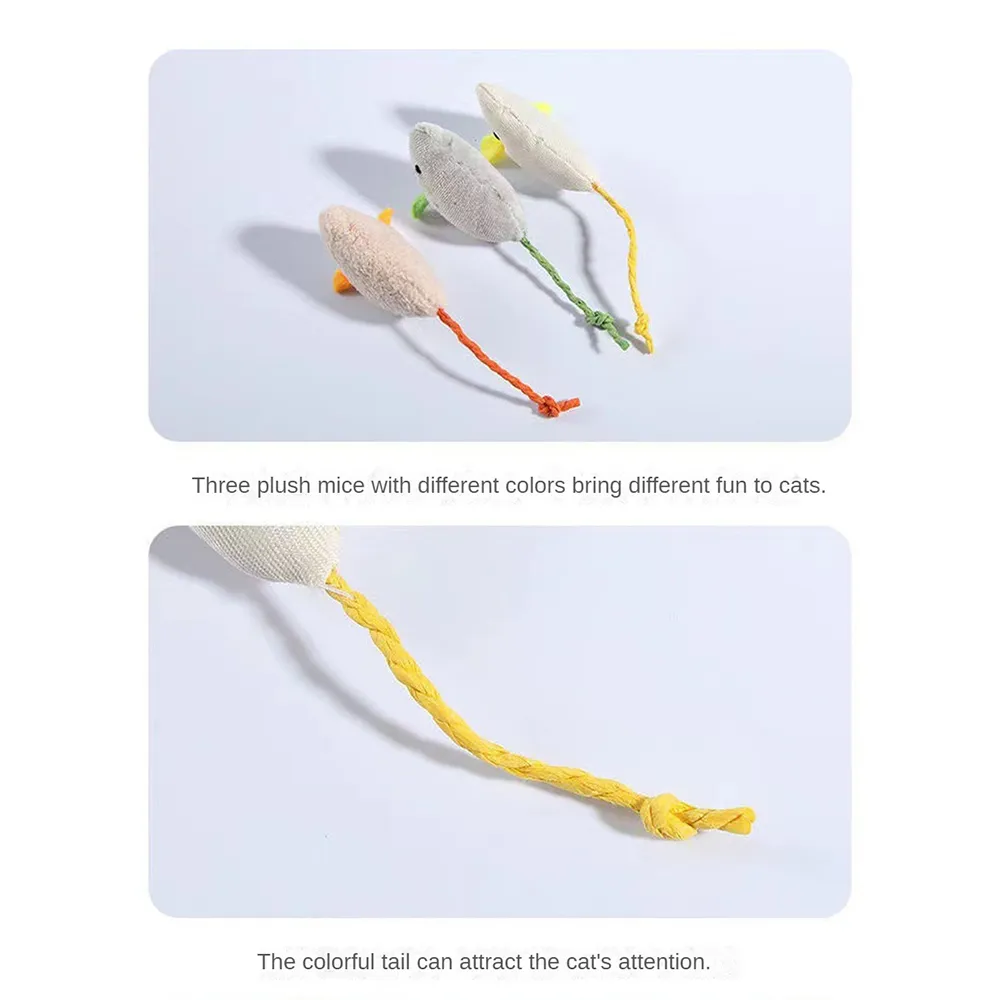 DHgate.com:Vivid Plush Catnip Mice Toys for Cats - Interactive Kitten ...