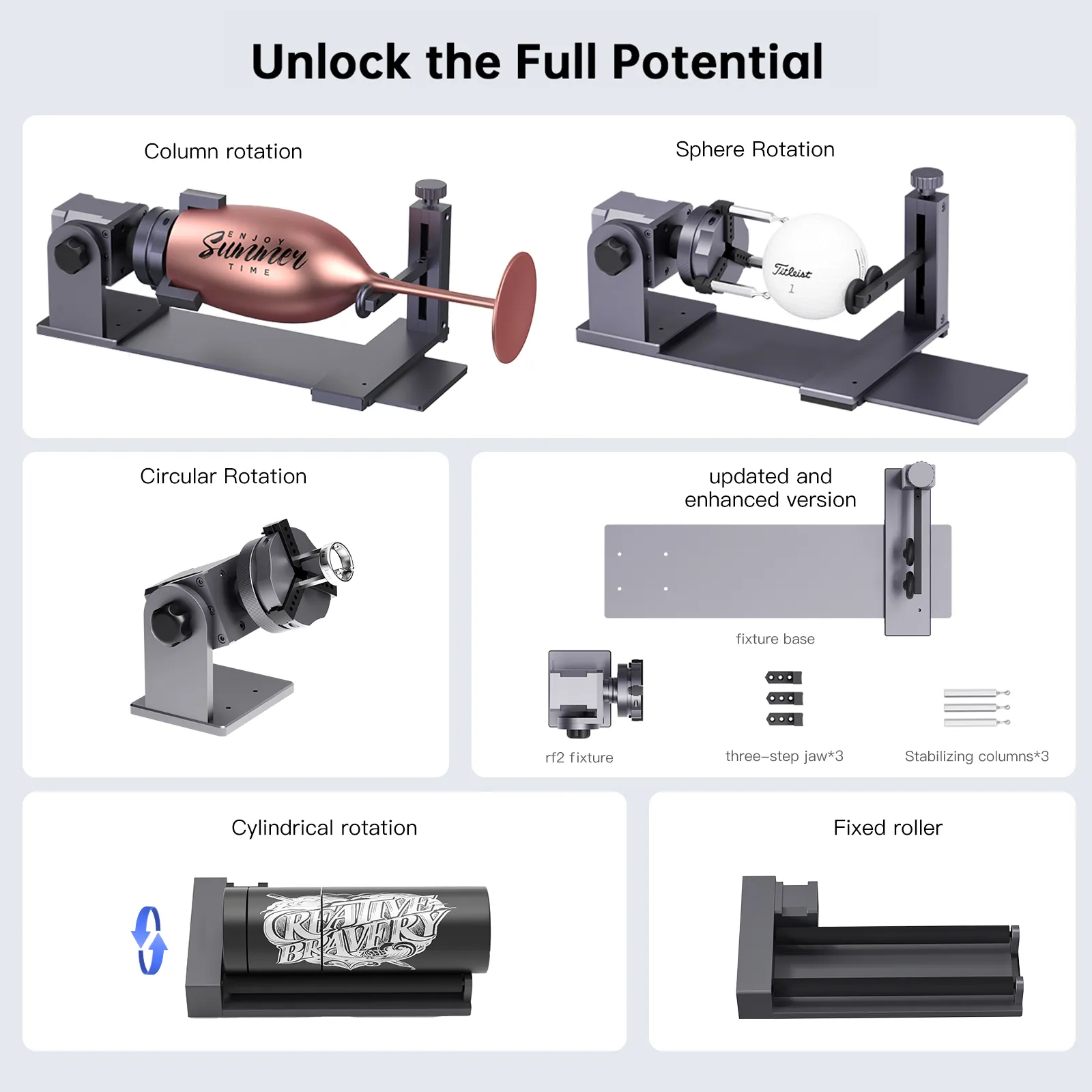 Portable Fiber Laser Engraving Machine - All-Material, Double-Optical ...